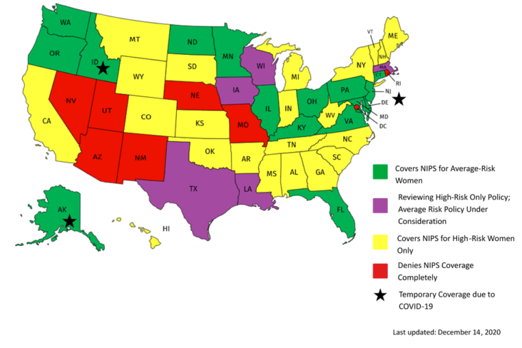 CAPS_Medicaid_Map_2020_12_14 - Coalition for Access to Prenatal Screening